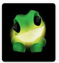 Neon frog - ROBLOX ADOPT ME PET