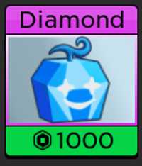 PERMANENT DIAMOND FRUIT 1000R - [BLOXFRUITS - BLOX FRUITS - ROBLOX]
