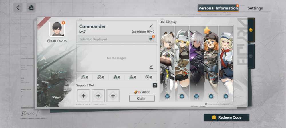 Girls' Frontline 2: Exilium-Starter|rate on Peritya + Mosint-Nagant ...