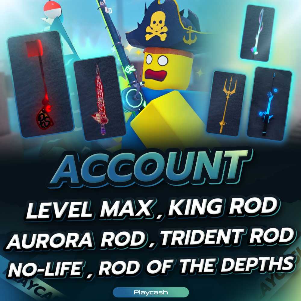 [ID37] Fisch Account Level MAX!! No-Life Rod, Rod of Depth / 7.4 ...