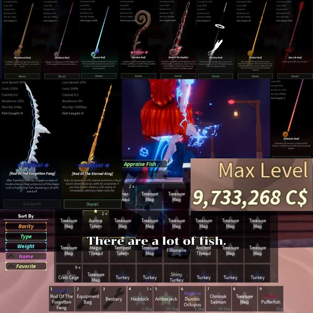 ID46Fisch:Lv750 Max. | 9M C$ | Rod of the Forgotten Fang Abyssal | Rod ...