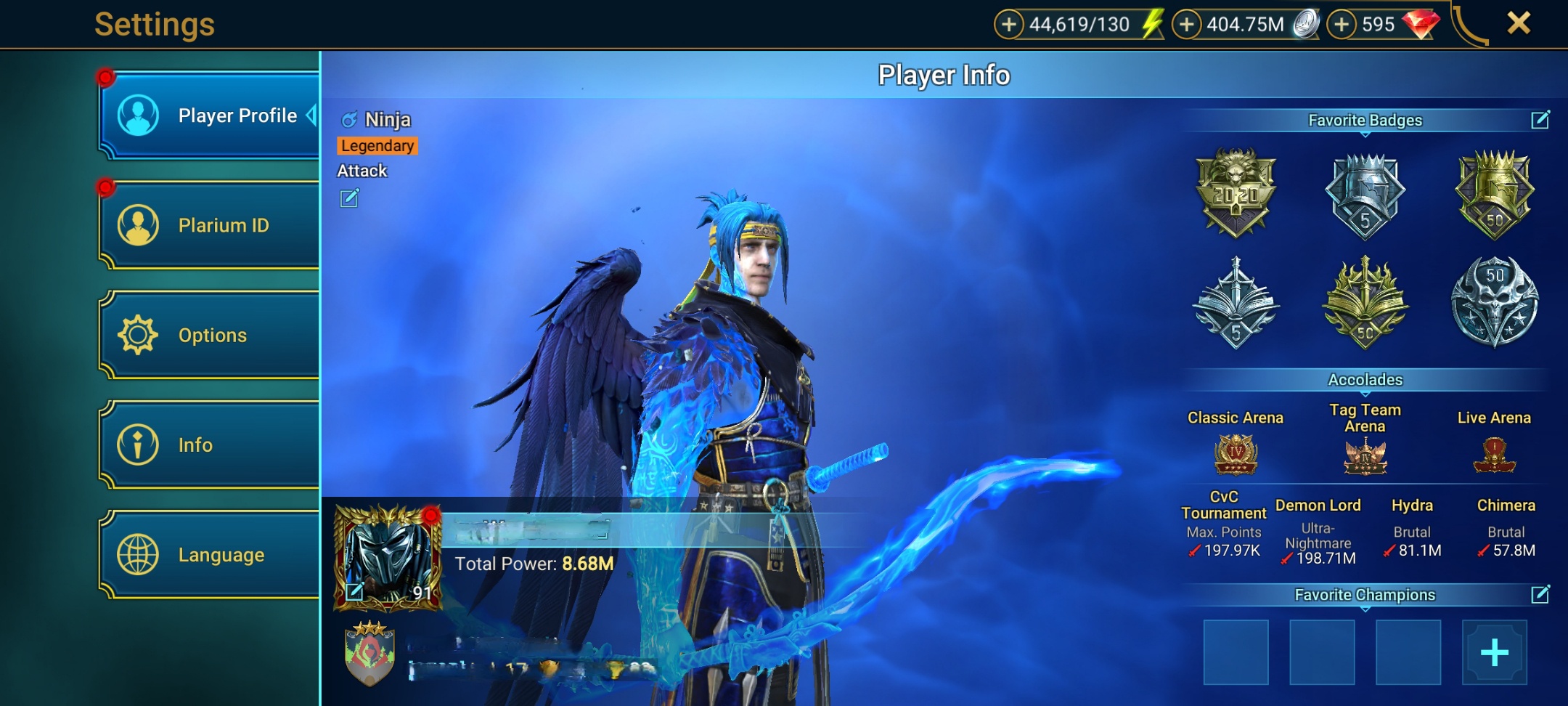 [2 Mythical Champions][8.68M] Lady Mikage,Embrys + 102 LEGENDARY (Siphi ...