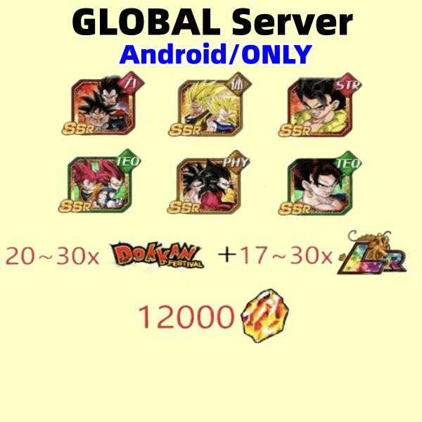 Android[GLOBAL][INSTANT]12000+Dragon Stones+character in the picture ...