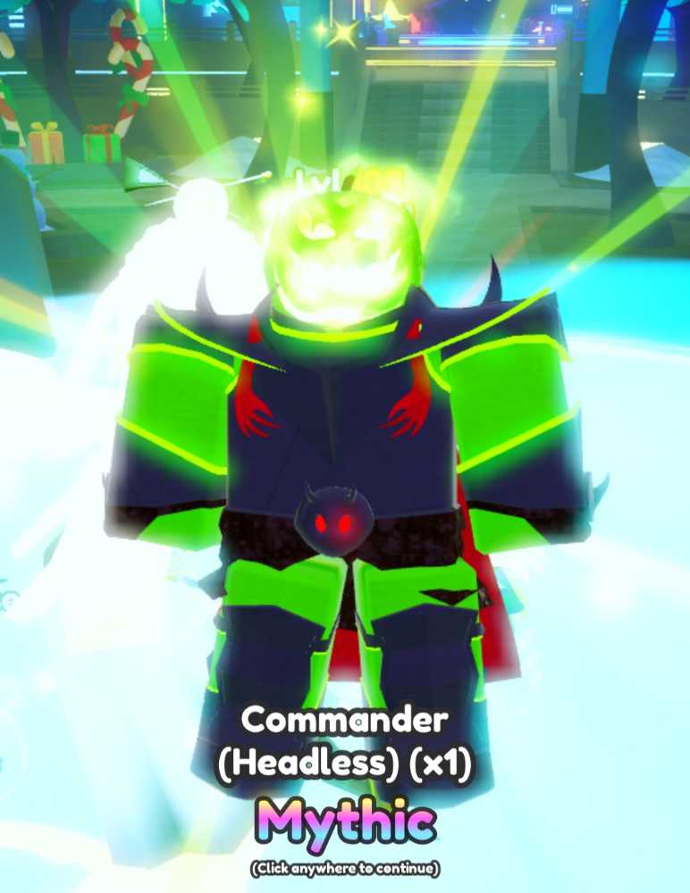 [LAST] COMMANDER HEADLESS SKIN - GREEN - ORWIN ERWIN SKIN - ANIME ...