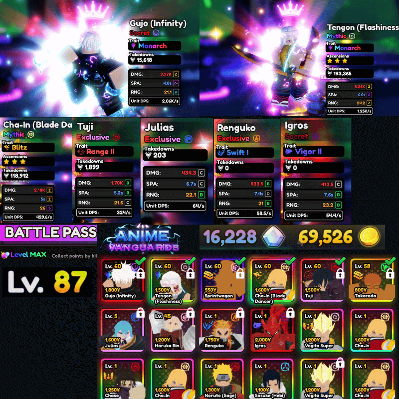 ID734 2 Monarch: Gujo Secret Monarch,Tengon Monarch⭐⭐⭐,Tuji,Julias ...