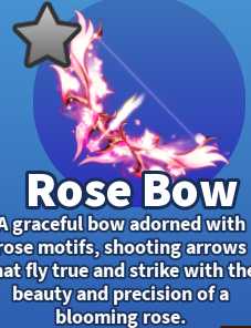 BLADEBALL ROSE BOW