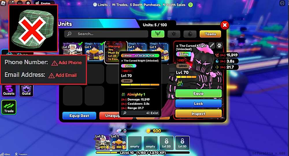 igris [ Almighty+Shiny DMG+ 5%] Anime Defender