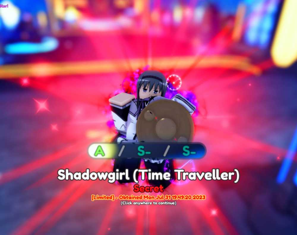 Shadowgirl Time Traveller Homura | Anime Adventures AA [Please read the ...