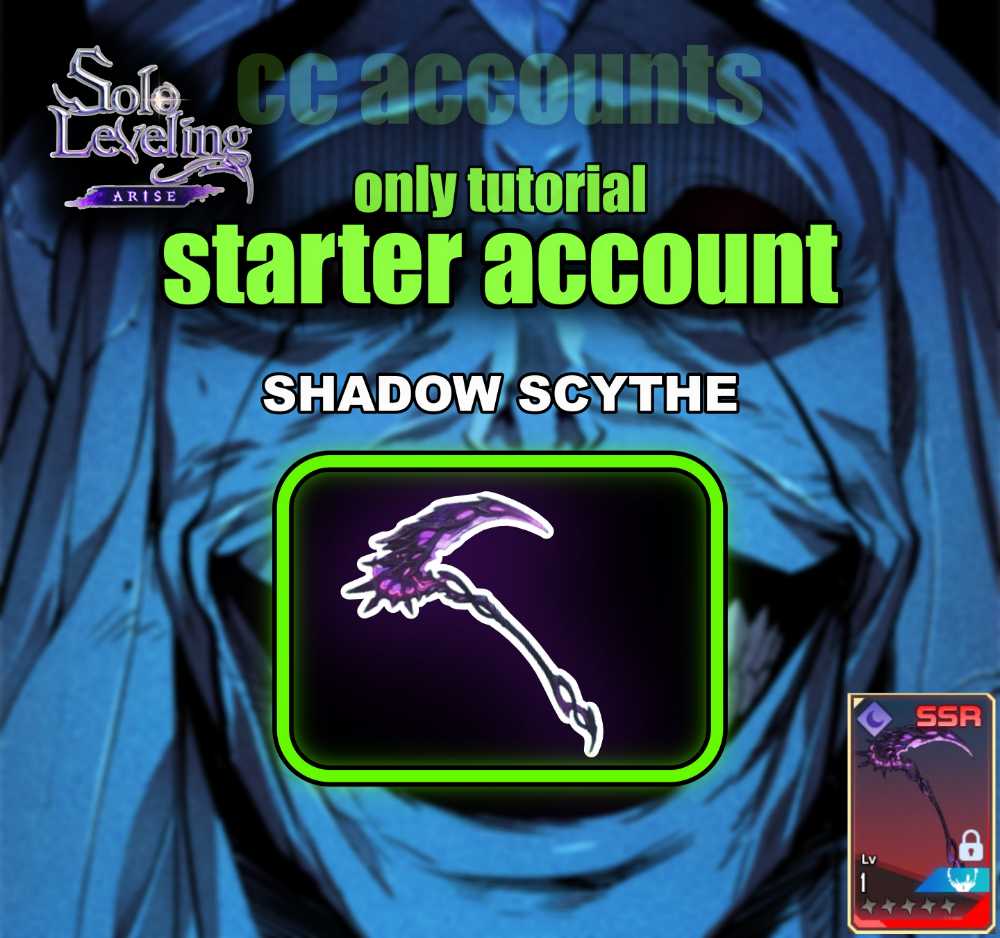 STARTER with Shadow Scythe - LV 6 | Solo Leveling: Arise