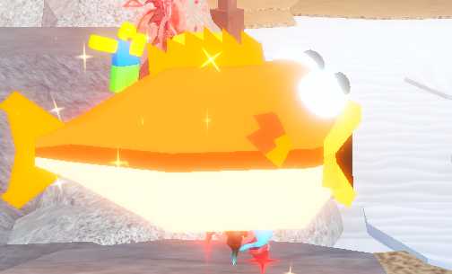 Sparkling Shiny Big Floppy Fisch