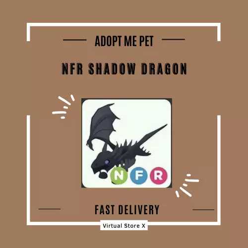 Neon Shadow Dragon - NFR Shadow Dragon - Adopt Me - AMP - Roblox