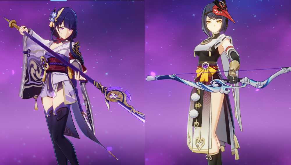 (Asia) AR10 Raiden Shogun Engulfing lightning Sara c2 Aquila favonia ...