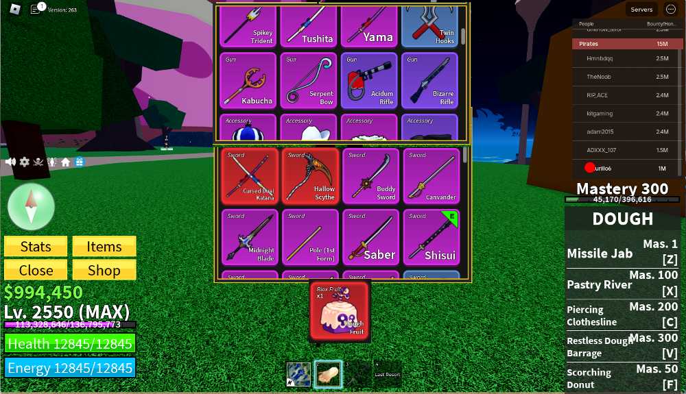 Blox Fruits / Dough- Inventory / CDK-HS-GHM / Dough v2 / Unlinked