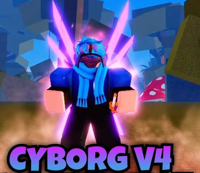 CYBORG V4 FULL GEAR⭐2550 LVL⭐GODHUMAN⭐BLOX FRUITS⭐RACE V4