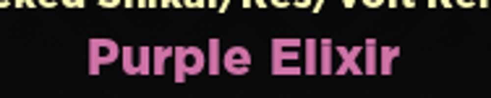 Purple Elixir Type Soul (For recovery ur essence and dont lost it)