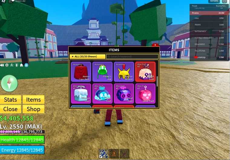 Blox Fruits / Dough Inventory / 4m Beli / GHM / Unlinked