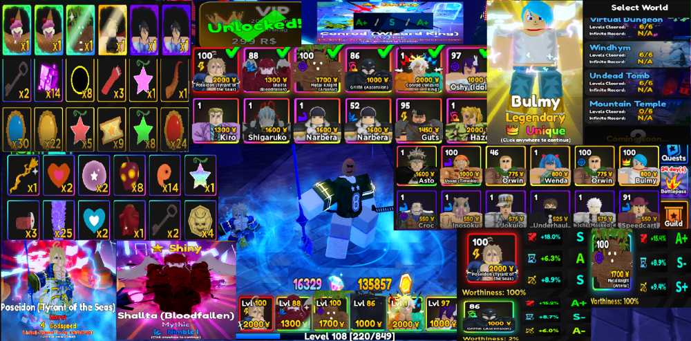 #004 Anime Adventures Meta account : Poisedon ( Tyrant of the seas ...