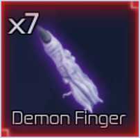 6x Demon Finger | Jujutsu Infinite