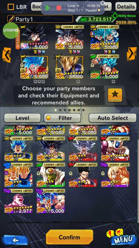UL Goku full star- 14 Legends Limited ( gogeta- Goku- nappa- han v2 ...