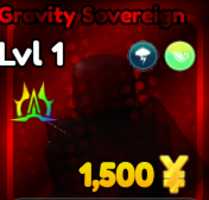shiny gravity sovereign almighty - anime defender