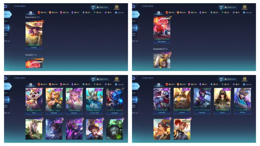 CHANGEABLE EMAIL MOONTON | LEGEND LESLEY | DUCATI BENEDETTA | BRODY ...