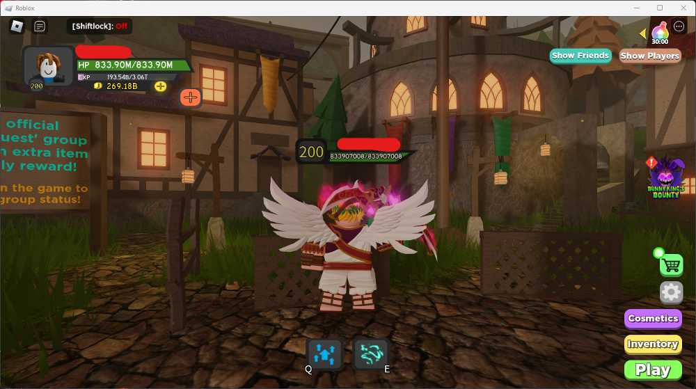 Instant Delivery [Dungeon Quest] Account Level 200 | Random Equipment ...