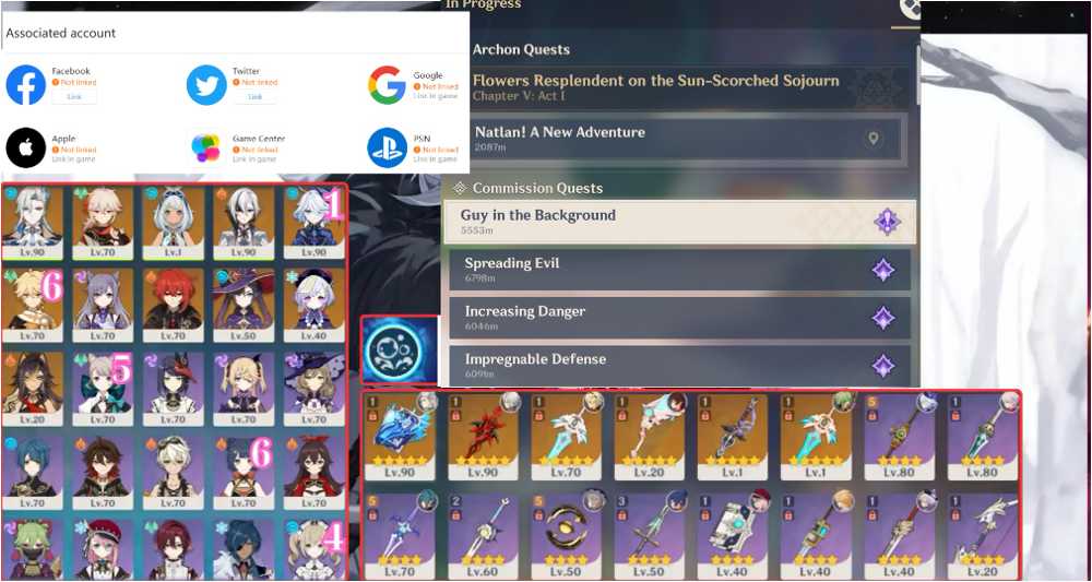 Neuvillette SIG KAzuha Mualani Arlecchino SIG Furina C1 AR55