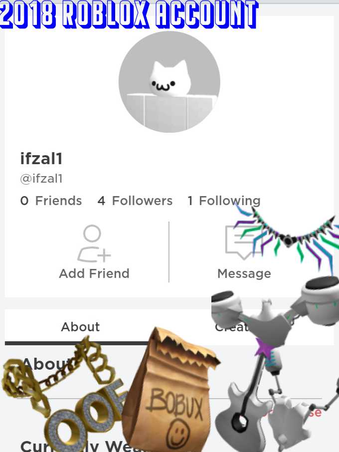 (2 IN 1)(STACKED) 2018 + 2019 ROBLOX ACCOUNT