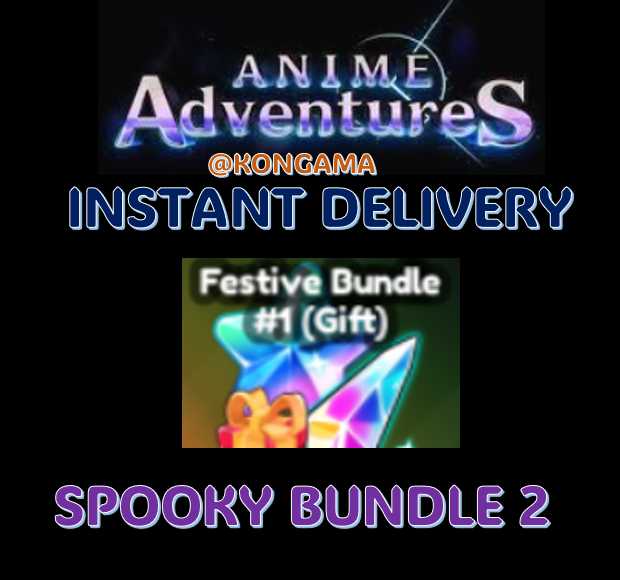 Anime Adventures Festive Bundle 1 (INSTANT DELIVERY)