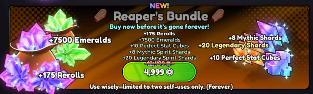 (BONUS!) ️ REAPER BUNDLE ️ Anime Last Stand Bundle !CHEAPEST PRICE BY FAR!