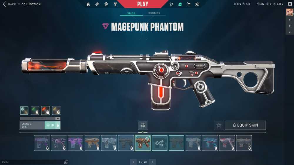 17,000+ VP Spent | SALE PRICE JUST 75$ | Magepunk Bundle // Sparkswitch Knife // Vandal ...