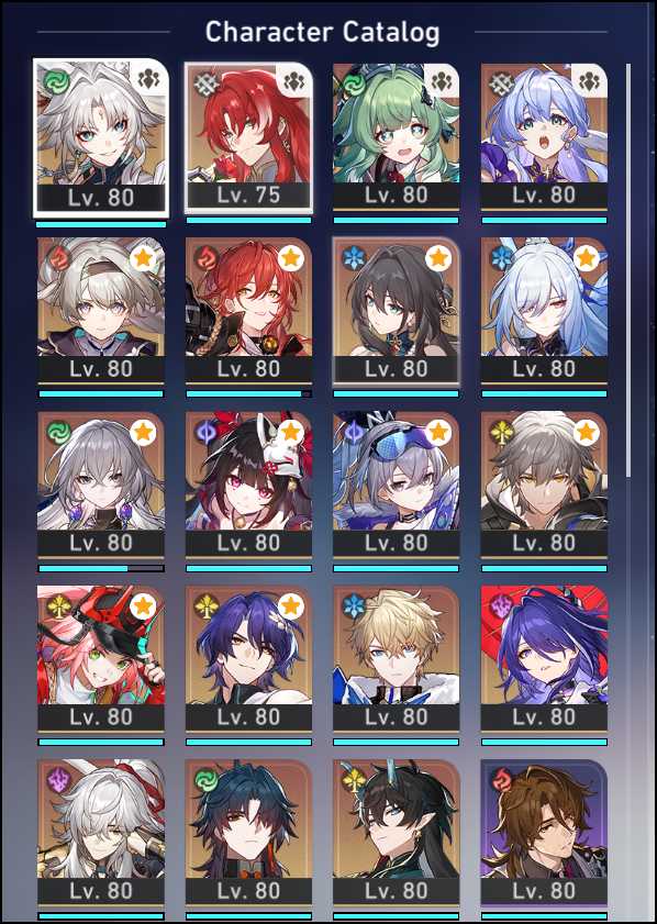 Rappa FireFly Robin Acheron Sparkle Ruan Mei Feixiao Lc, Huo huo dang ...