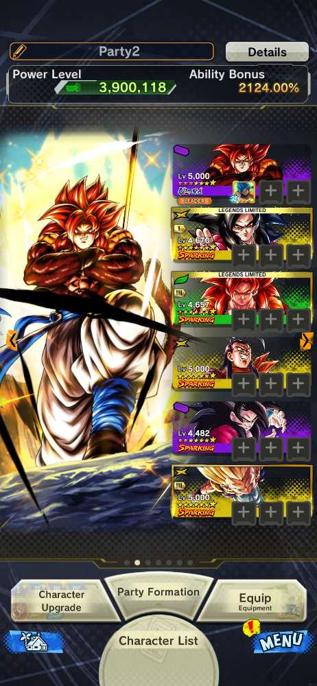 IOS+Android-UL SS4 Gogeta 10 Red Star+SS4 Goku Zenkai Red Star+SS4 ...