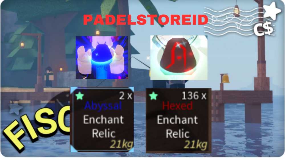 x1 Abyssal Relic + x1 Hexed Relic | Fisch Roblox