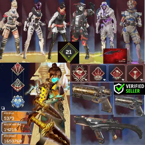 OG S0 Wraith Main | Heirloom | 9k kills, 5k+ Wraith | Multi-Diamond, L ...