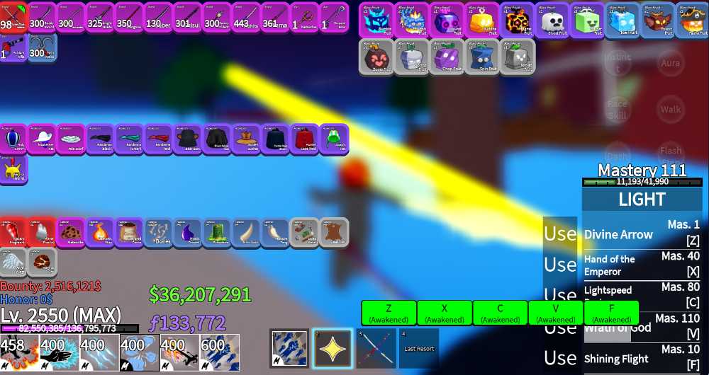 [Blox Fruits]Lvl 2550+GODHUMAN+CDK+ rainbow haki+ V3Human+ Fully ...