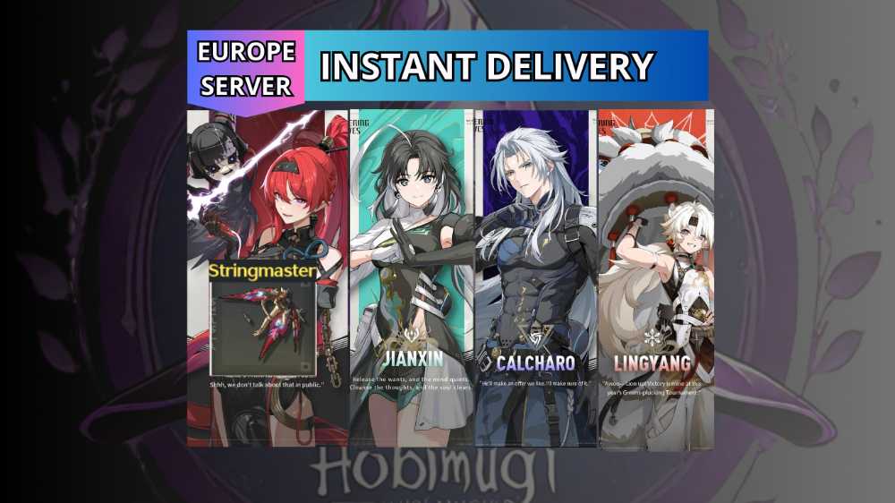 [ EUROPE ] | UL 6 | Yinlin + Weapon Signature ( Stringmaster ) + Jianxin + Calcharo + Lingyang ...