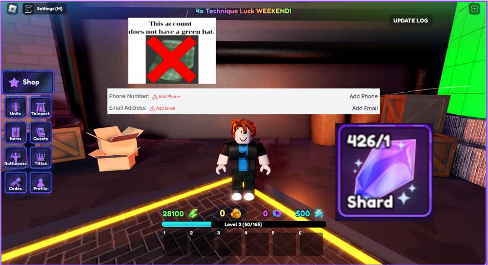 ACC Starter 426 Reroll 28000 Gems | Anime Last Stand ALS | Roblox