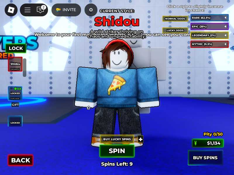 Blue Lock: Rivals | Style Shidou | Flow Lightning | ROBLOX | Unverified ...