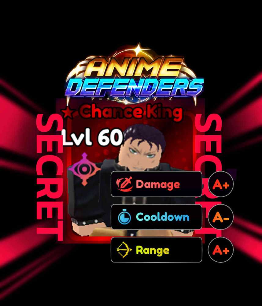 Secret Chance King Evo Hakari l Roblox Anime Defenders