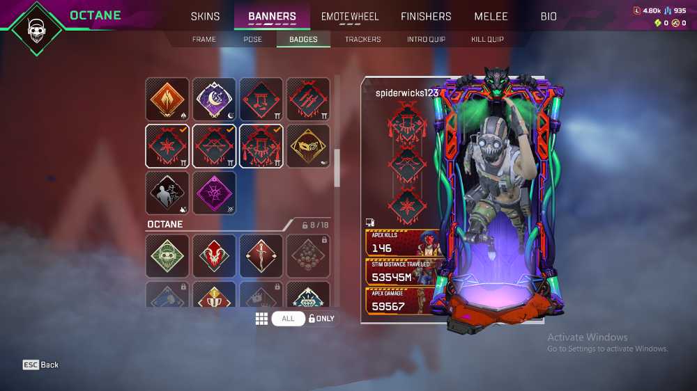 PC LVL 50 HEIRLOOM NEW OCTANE PROTOTYPE BALLER 8 FULL EMAIL ACCESS