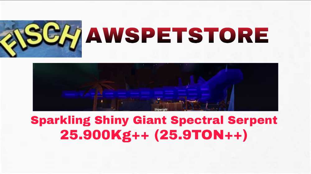 Sparkling Shiny Giant Spectral Serpent (25.9k KG+)