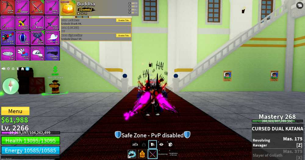 Blox Fruits - Permanent Buddha (2x Mastery,2x Money,2x Boss Drops ...