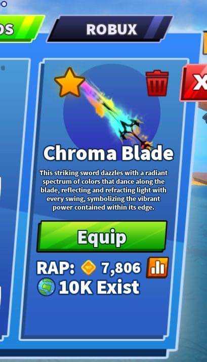 Chroma Blade Set ( Limited ) [ Blade Ball ]