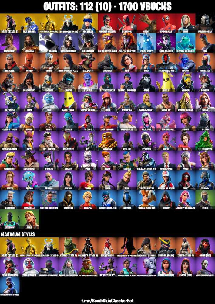 112 SKINS+NEO VERSA+LARA CROFT+MANDALORIAN+SPIDER-MAN+INTRODUCING ...