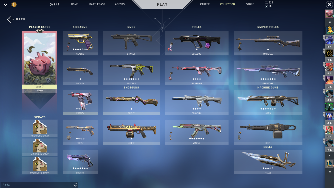 [EU] Valorant account with sentinel of lights bundle, Ion phantom and K ...