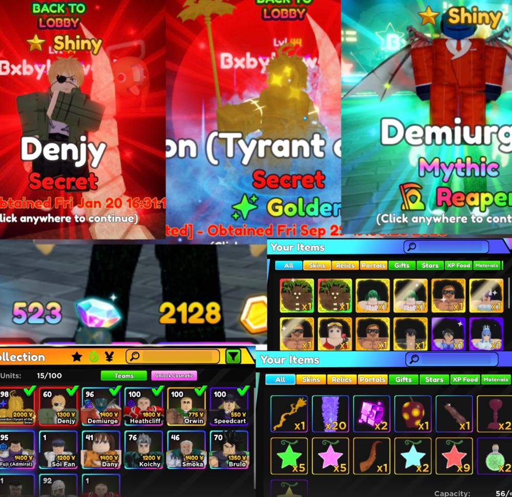 [⭐️|Poseidon (Tyrant of the sea) GOLDEN|⭐️] ( Denjy secret shiny ...