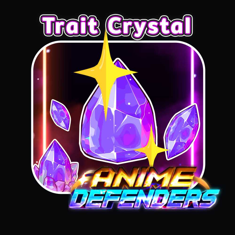 x20000 Trait Crystal - Roblox Anime Defenders [Reroll] 20k rrss