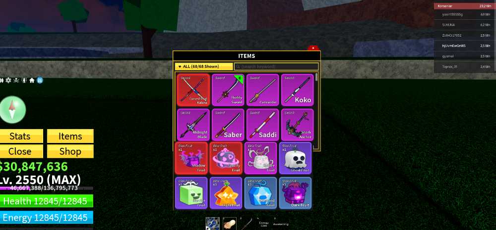 Blox Fruits / Doughv2 / Awakening Cyborg Full Gear / GH-CDK-SG / Shadow ...