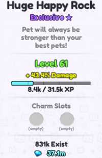 Pet Simulator 99! Huge Happy Rock (Fast Delivery) 40M RAP